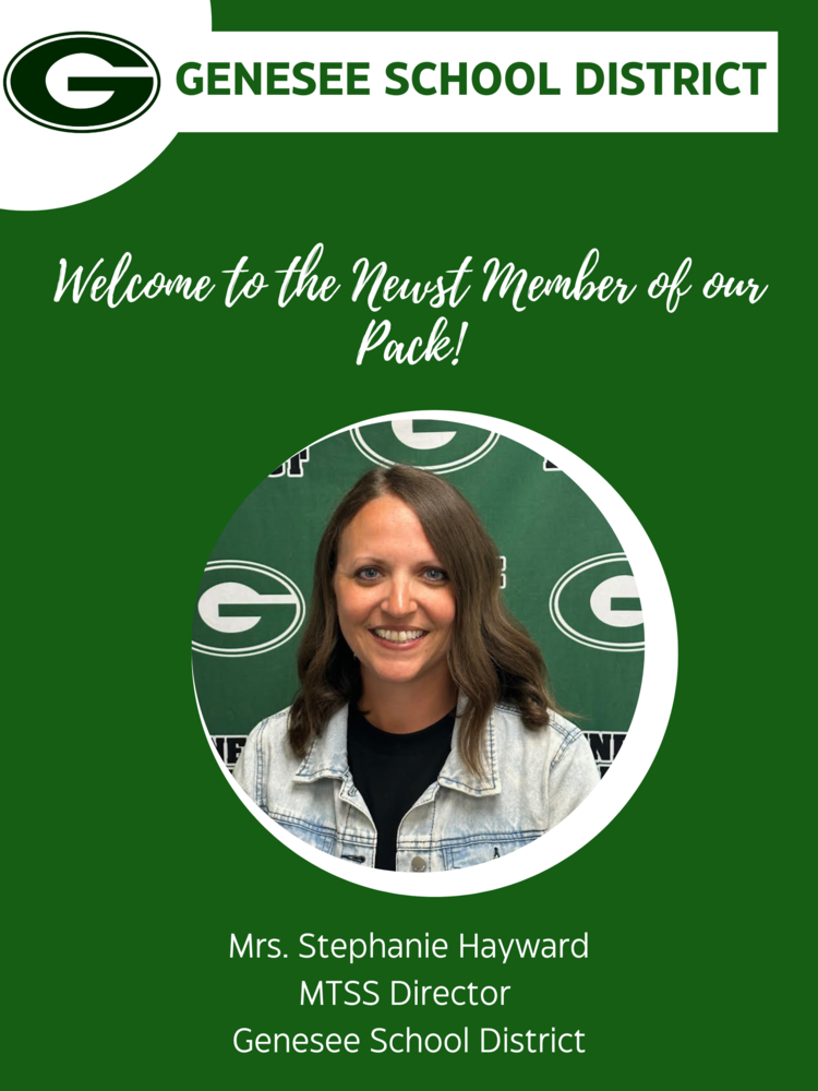 Welcome to the Newest Member of our Pack! | Genesee School District